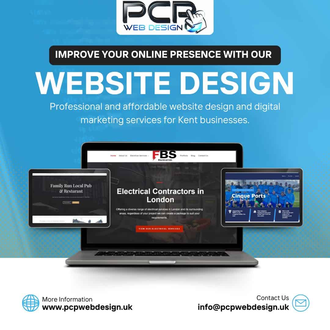 Professional Website Design In Kent - PCP Web Design